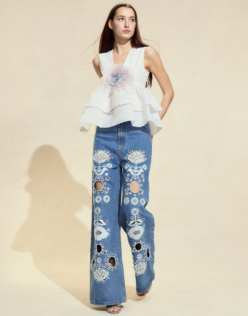 Daphne Organza Top – Cynthia Rowley Daphne Organza Top – Cynthia Rowley